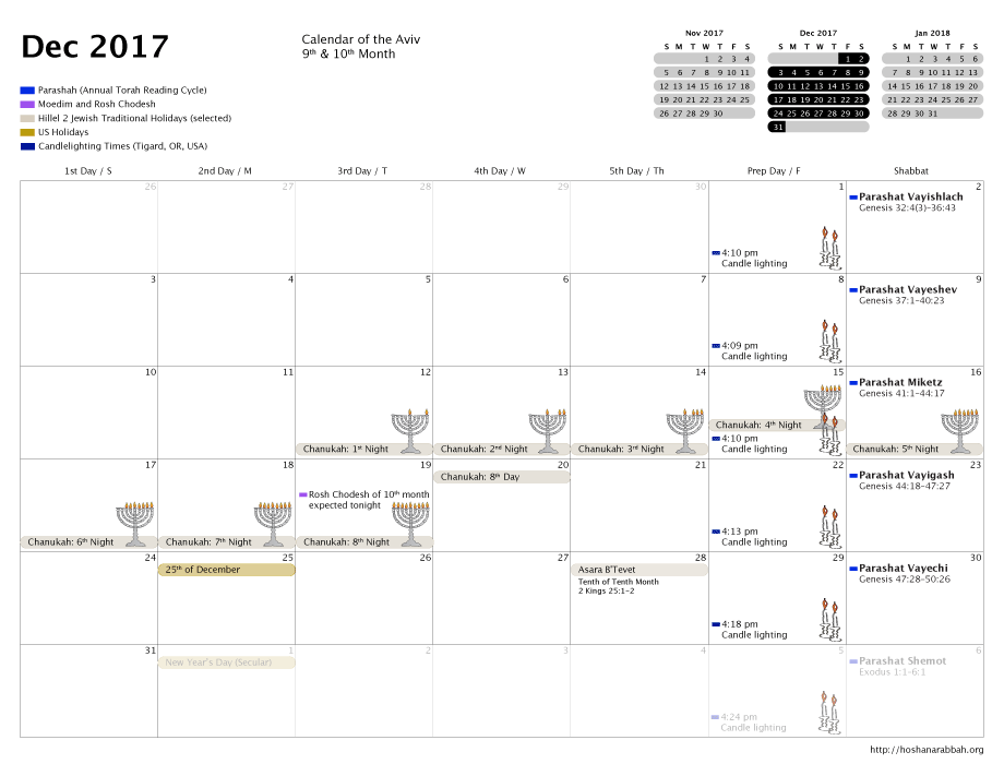 Free Calendars - Hoshana Rabbah